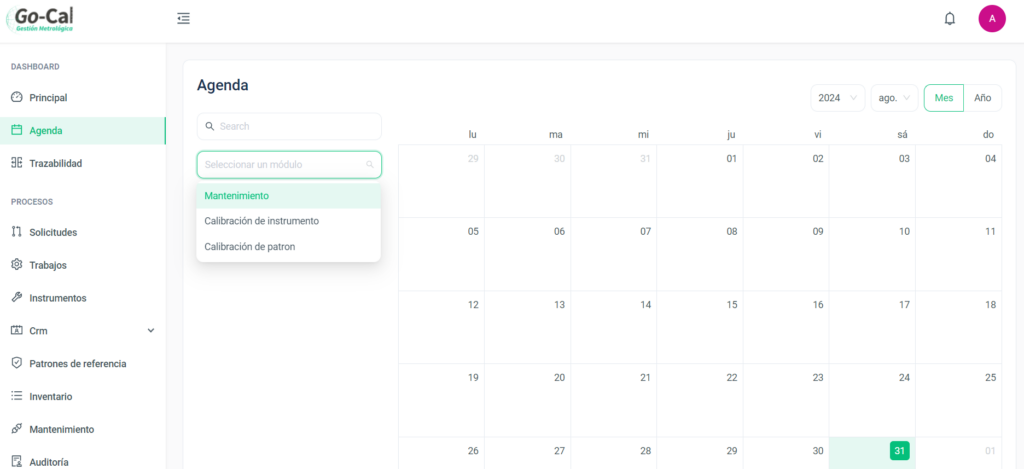 Gestión y Visualización de la Agenda en Go-Cal - Centro de ayuda Go-Cal